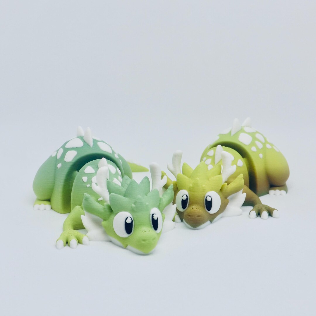Cute Dragon | 3D Dragon Toy | Articulating Sensory Dragon | Articulated ...