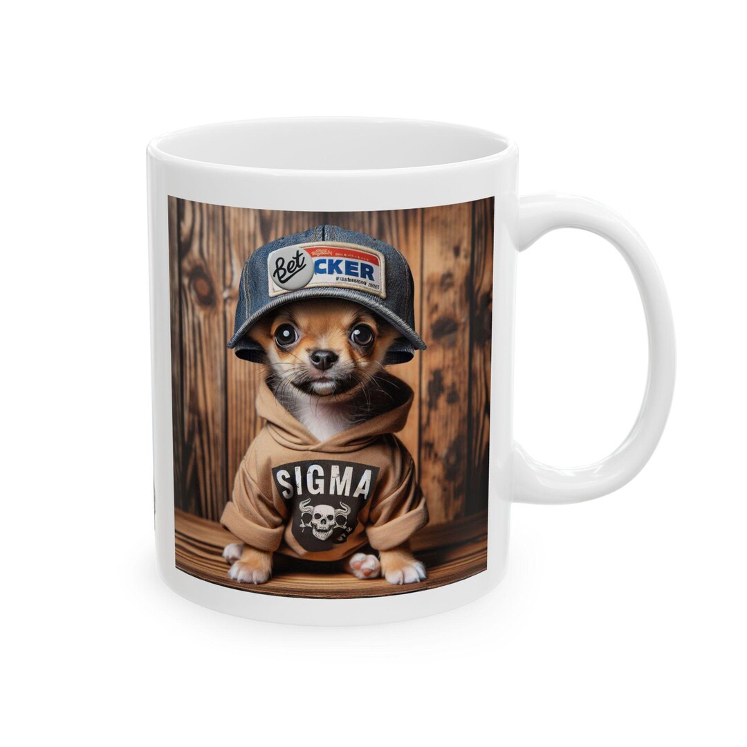 Sigma Chihuahua Trucker Hat Hoodie Funny Cute Low-key Mug, Gen A and ...