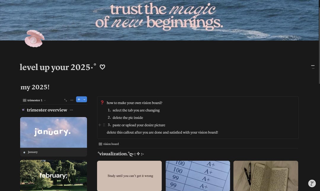 Level up Your 2025 Notion Template - Etsy