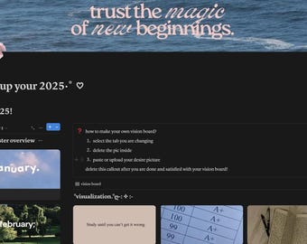 Level Up Your 2025 Notion Template Etsy