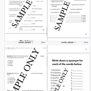Literacy Lantite Practice Sheets - Etsy