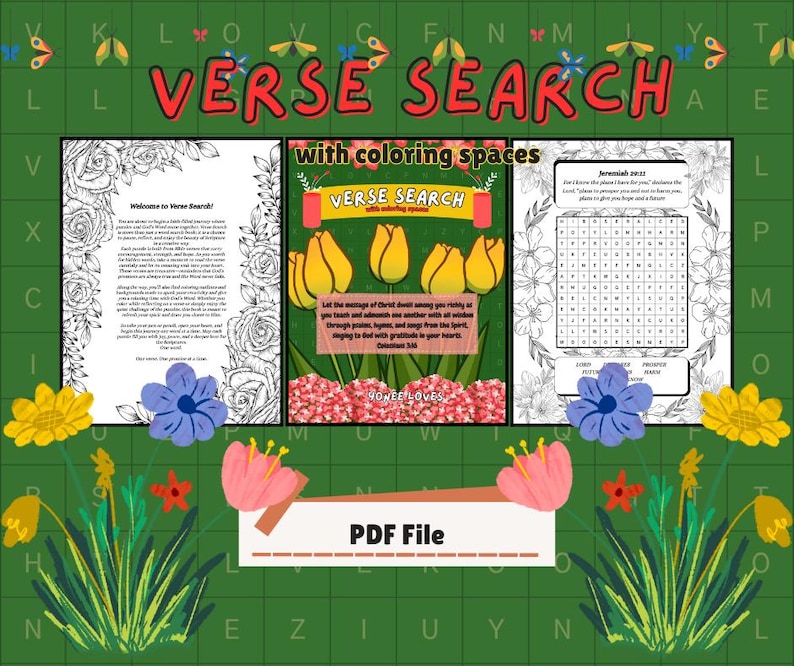 Bible Verse Word Search & Coloring Pages: 60 Christian Activity Sheets ...