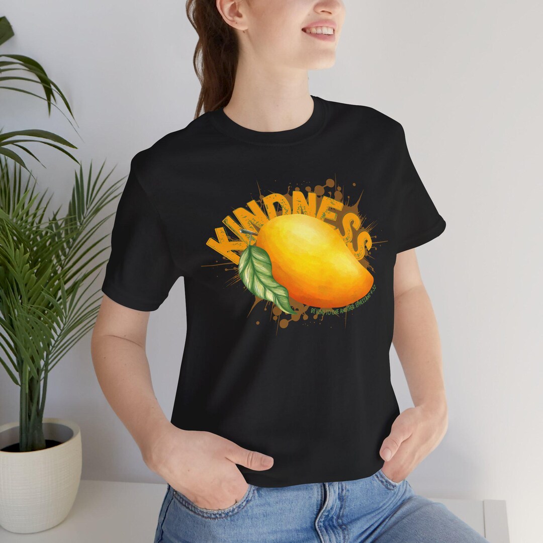 Kindness Mango Unisex Tee, Fruit of the Holy Spirit, Christian T-shirt ...