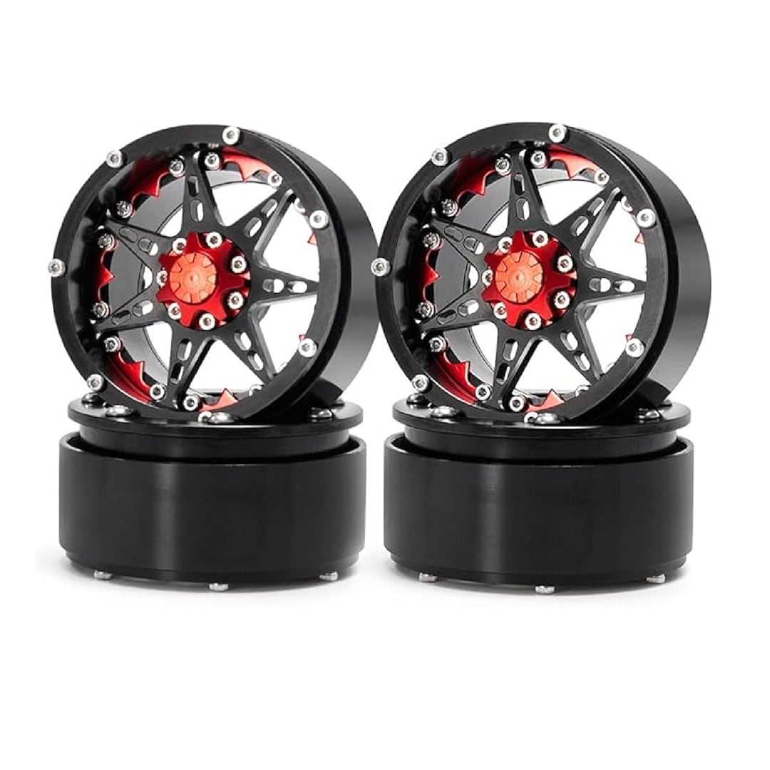 RC Car Wheels 1 10 and 1 16 Scale Alloy Wheel Rims 8spoke Heavy Duty ...