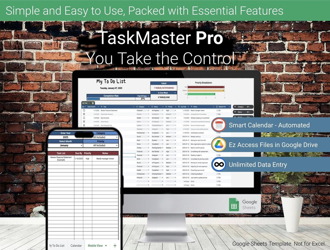 Taskmaster Pro 2025 - Etsy
