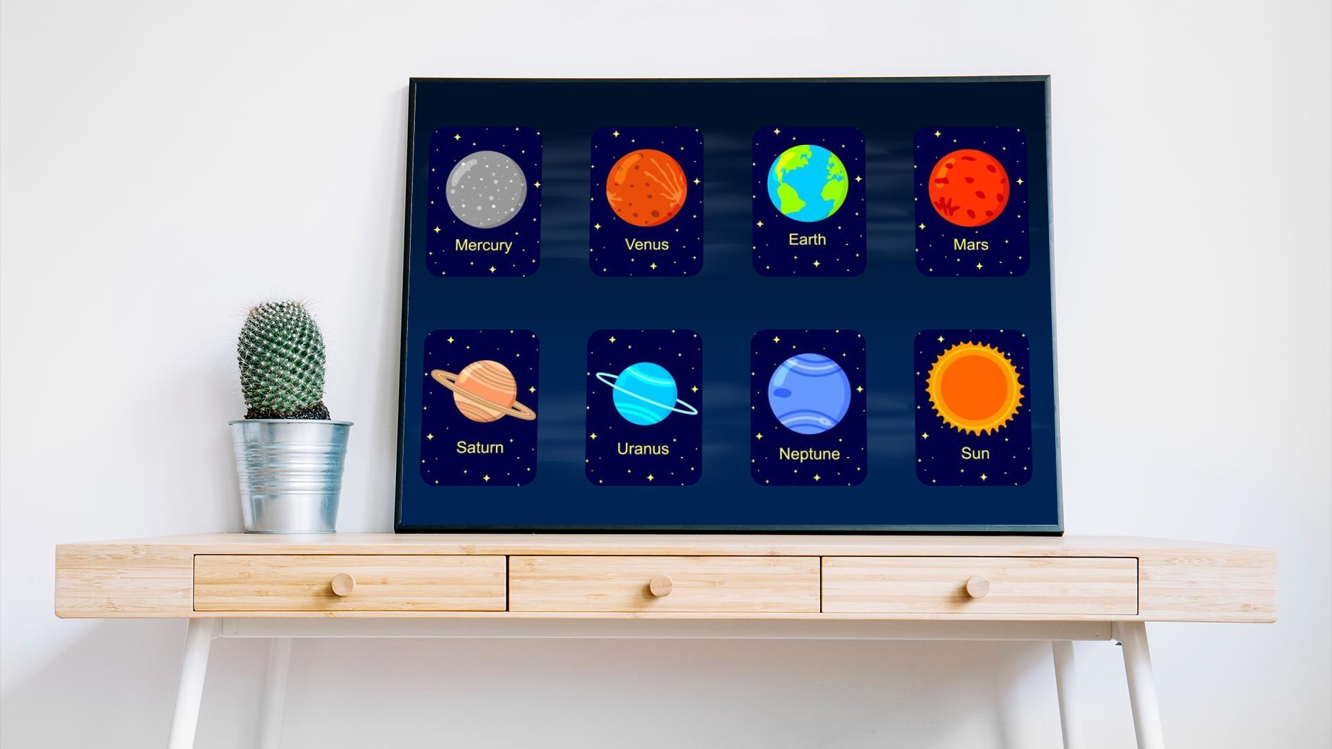 Solar System Tracing Worksheet | Space Learning Activity for Kids ...