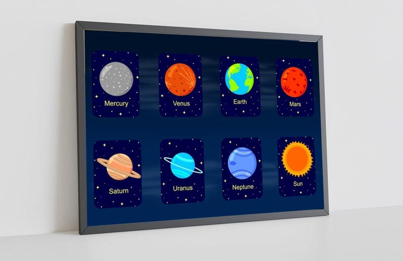 Solar System Tracing Worksheet | Space Learning Activity for Kids ...