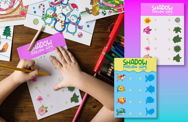 Shadow Matching Game Printable – Fun Educational Activity for Kids ...