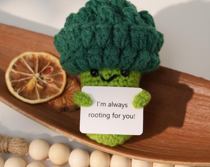 Crochet Carrot-positive Vegetables Gift-crochet Positive Broccoli-baby ...