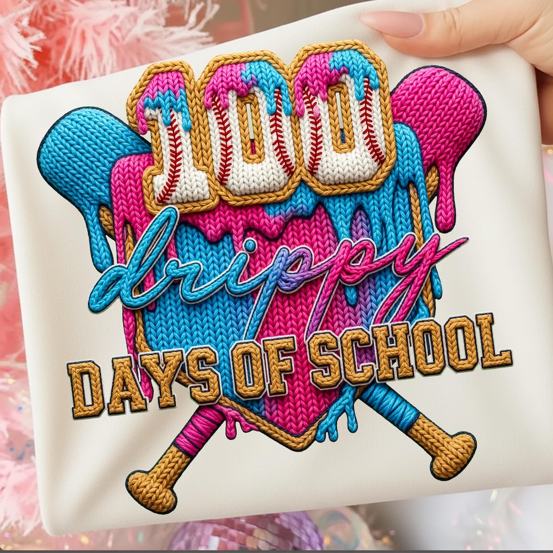 100 Drippy Days of School PNG | Baseball Ice Cream PNG | Funny Boys ...
