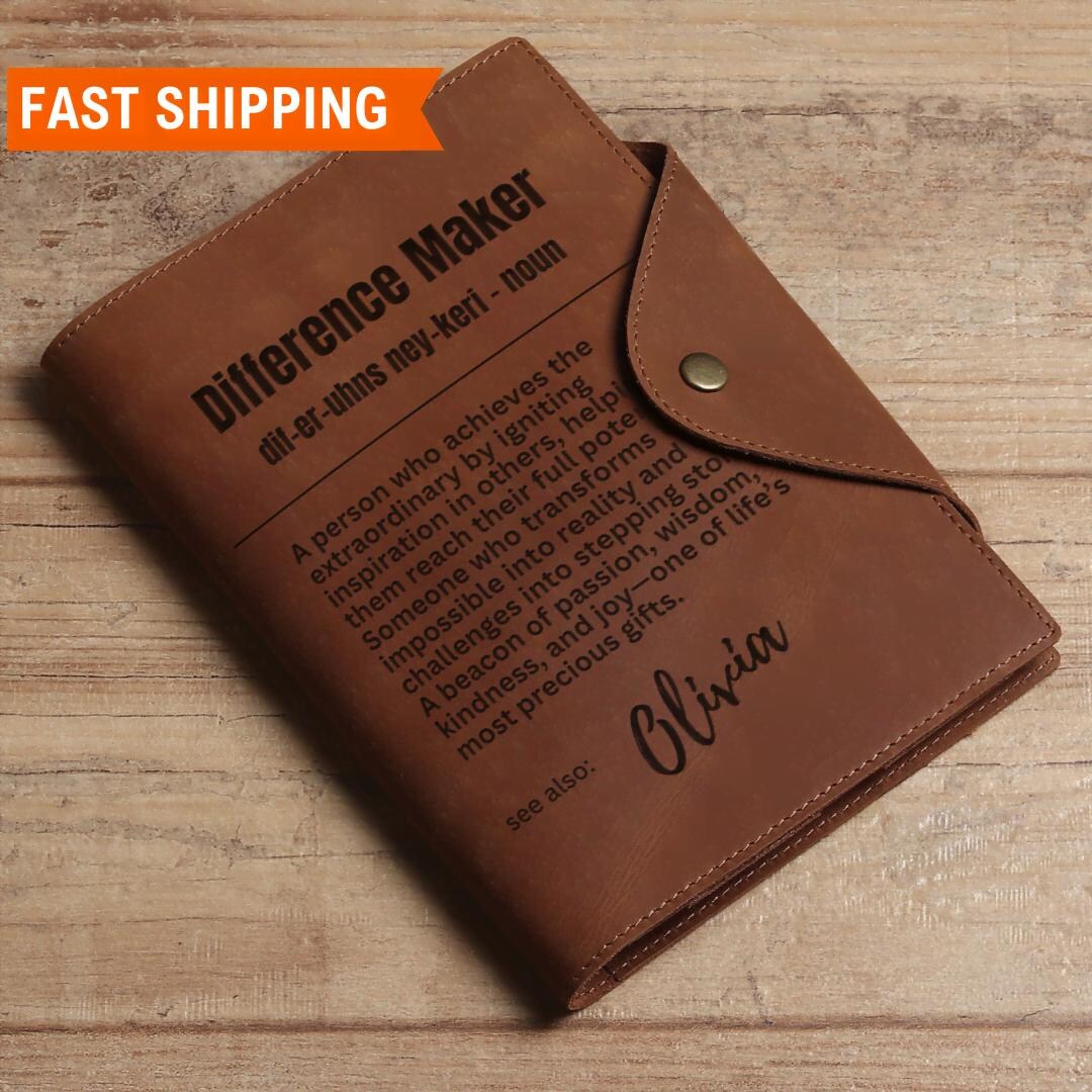 Difference Maker Journal With Name,custom Difference Maker Definition ...