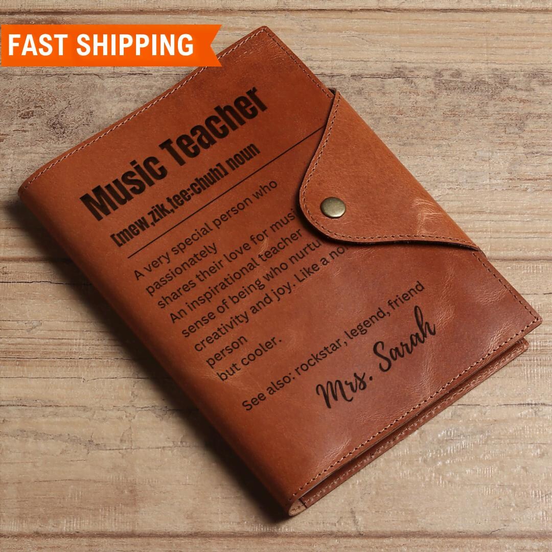 Personalized Leather Music Journal, Personalized Leather Music Journal ...