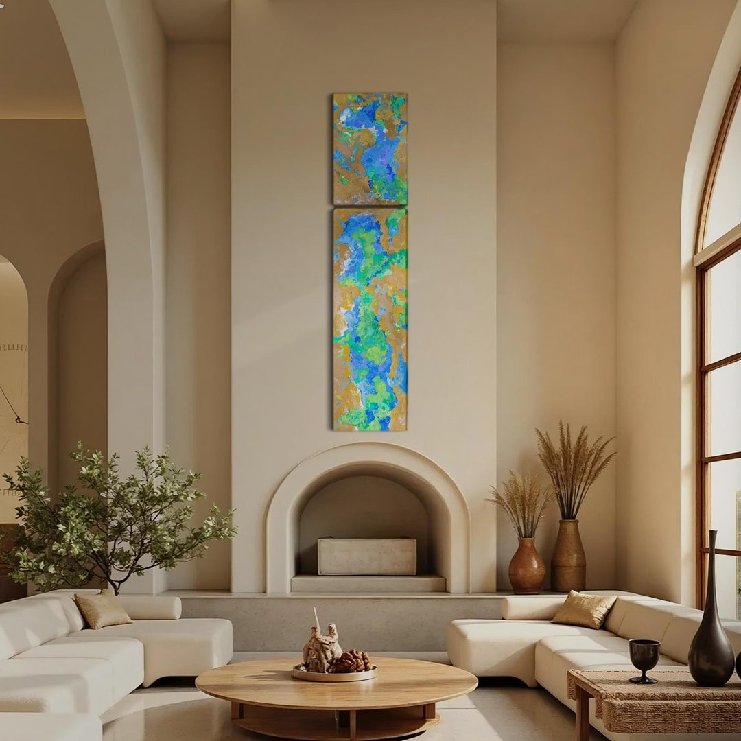 Fluid Painting, Acrylic Painting, Maritime Wall Art, Natural Painting ...