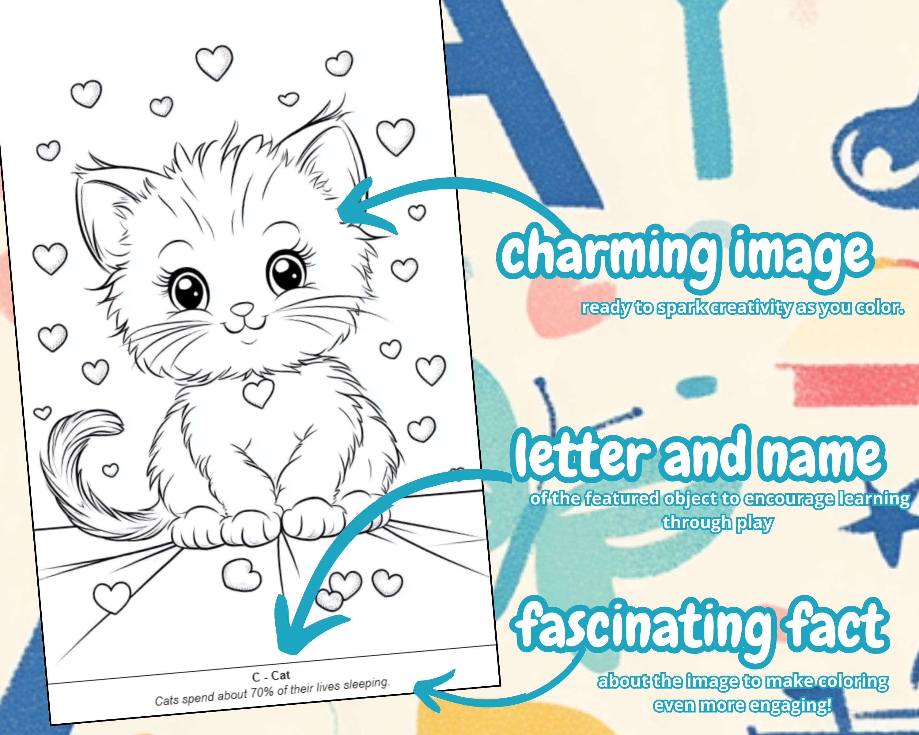 ABC Book Coloring Alphabet Worksheets Alphabet Coloring Pages Alphabet ...