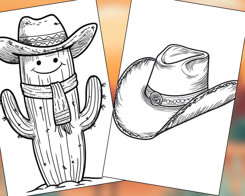 Cowboy Coloring Book Cowboy Coloring Pages Wild West Coloring Pages ...