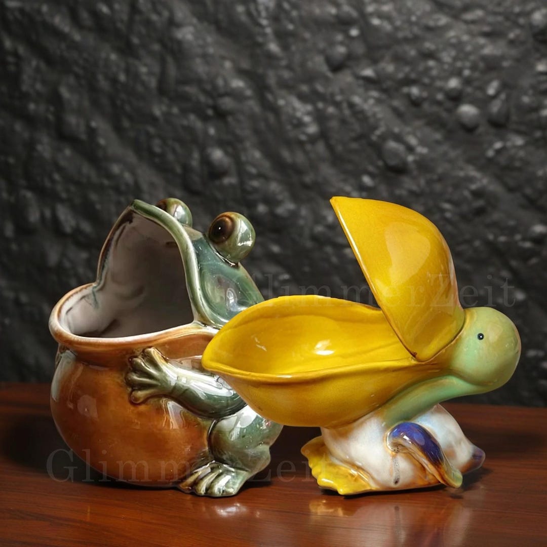 Funny Tray, Creative Ocean Series of Pelican Ceramic Ashtray, Key Tray ...