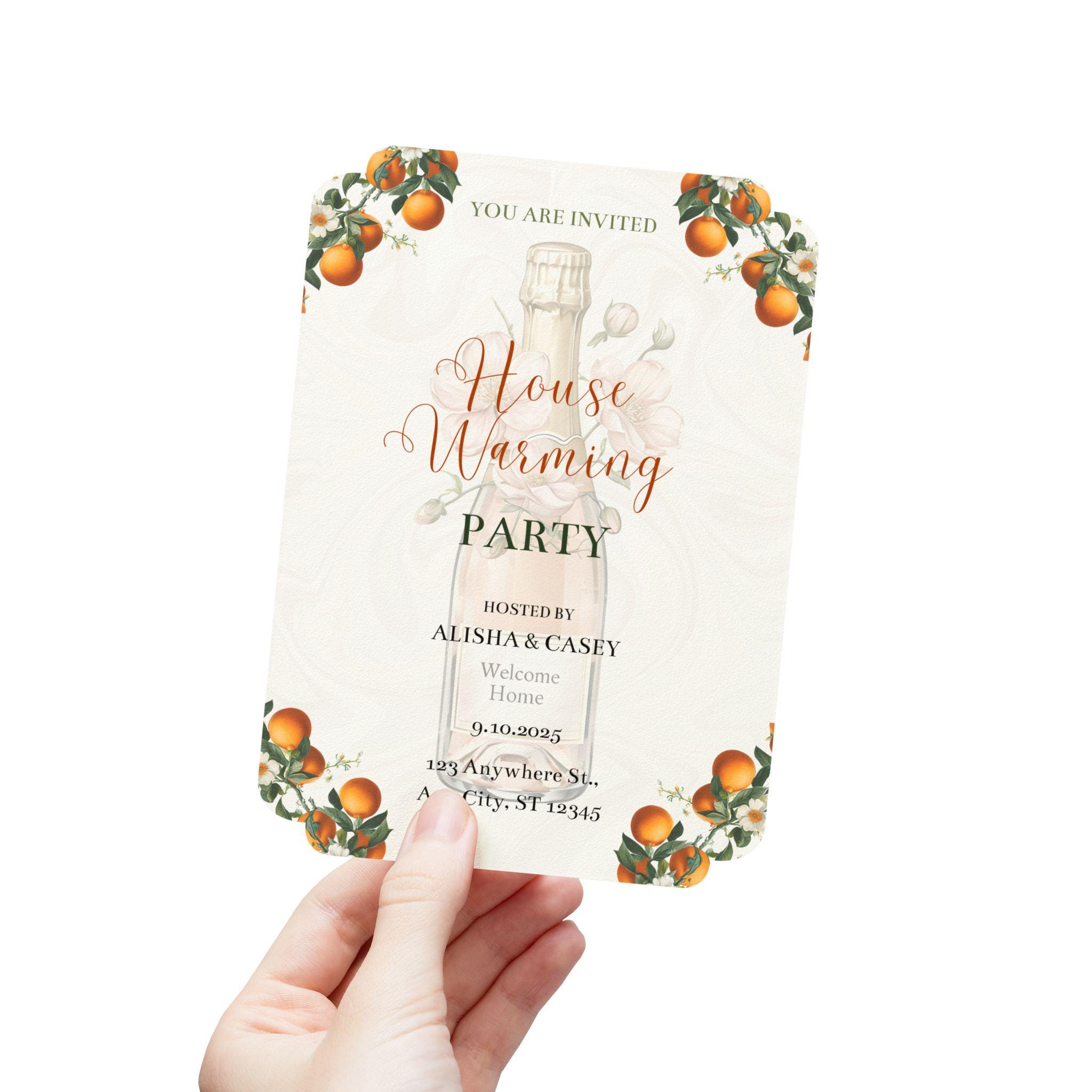 Editable House Warming Invitation Through Canva - Etsy