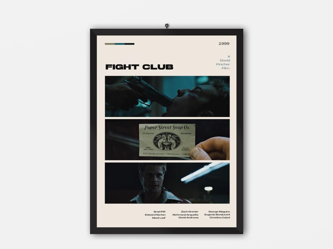 Fight Club Poster, Fight Club Wall Art, Fight Club Accessory, Fight ...