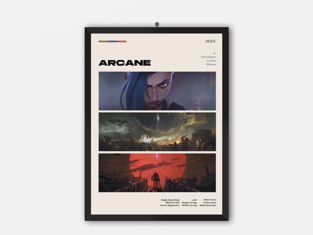 Arcane Poster, Arcane Anime Poster, League of Legends Poster, Arcane ...