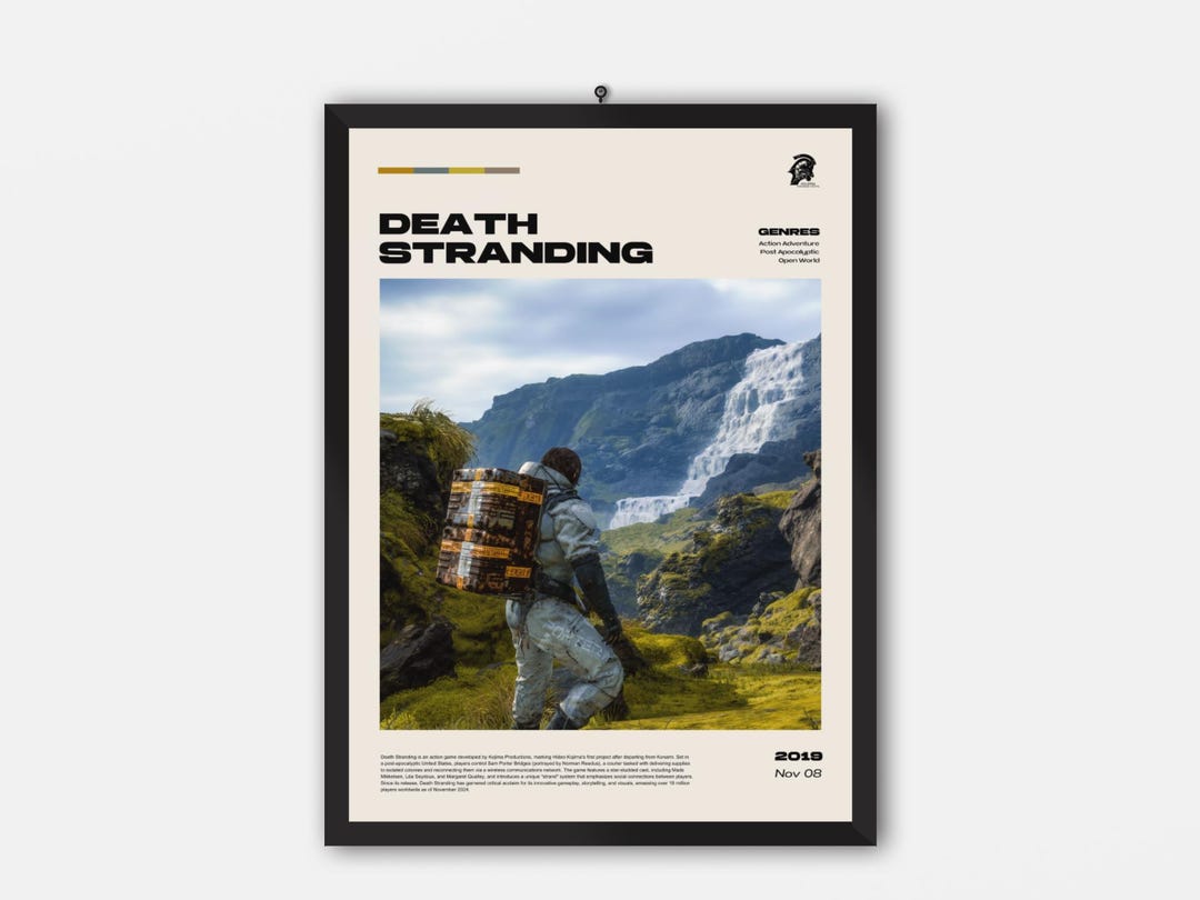 Death Stranding Poster, Death Stranding Print, Death Stranding Wall Art ...