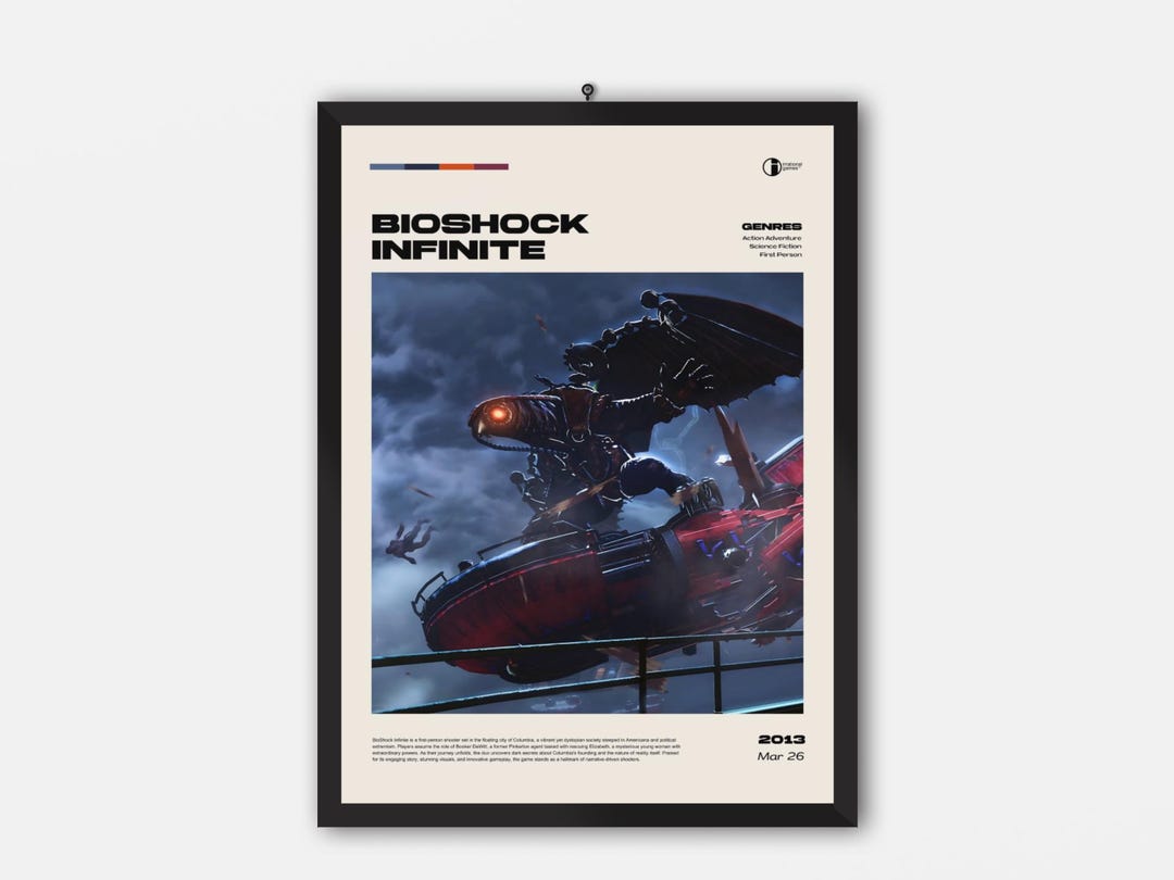 Bioshock Infinite Poster, Bioshock Infinte Print, Bioshock Infinite ...