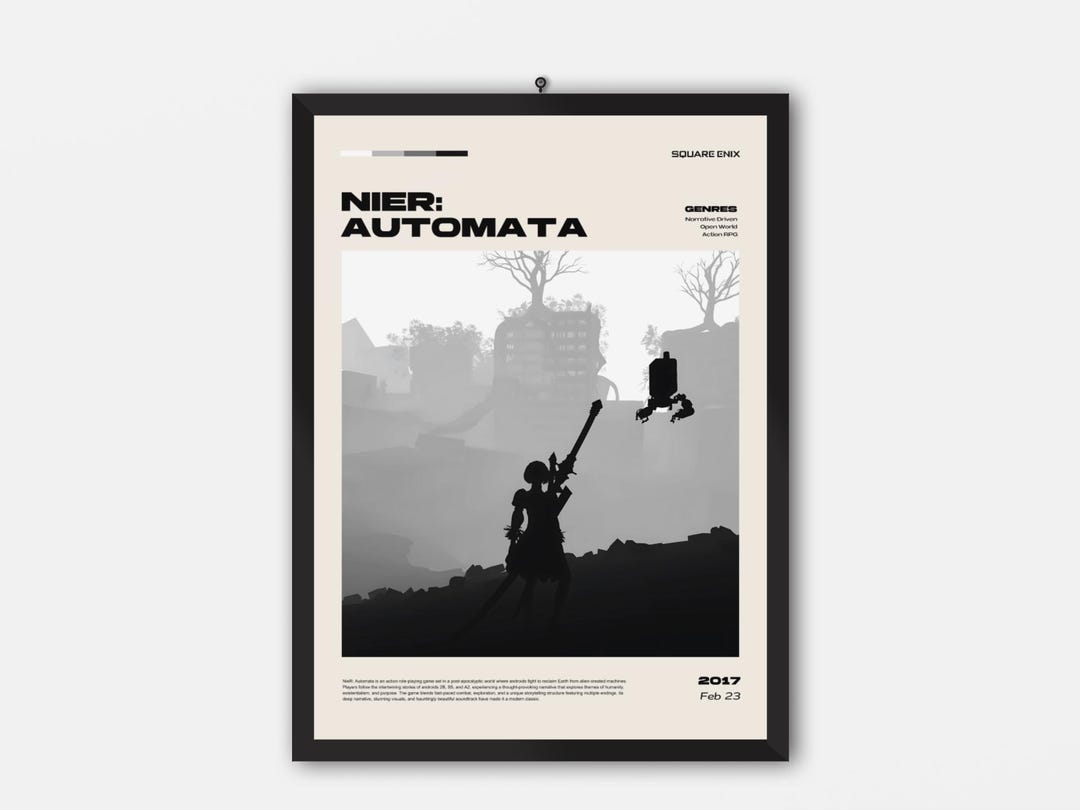 Nier Automata Poster, Nier Automata Wall Art, Nier Automata Gift Idea ...