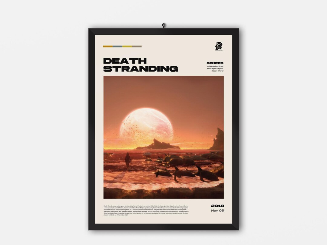 Death Stranding Poster, Death Stranding Print, Death Stranding Wall Art ...