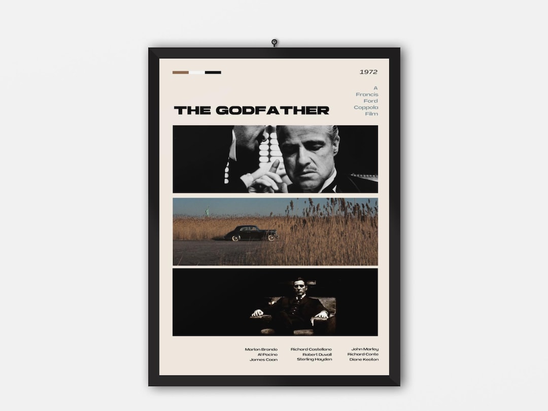 The Godfather Poster, Godfather Wall Art, Godfather Wall Decor ...