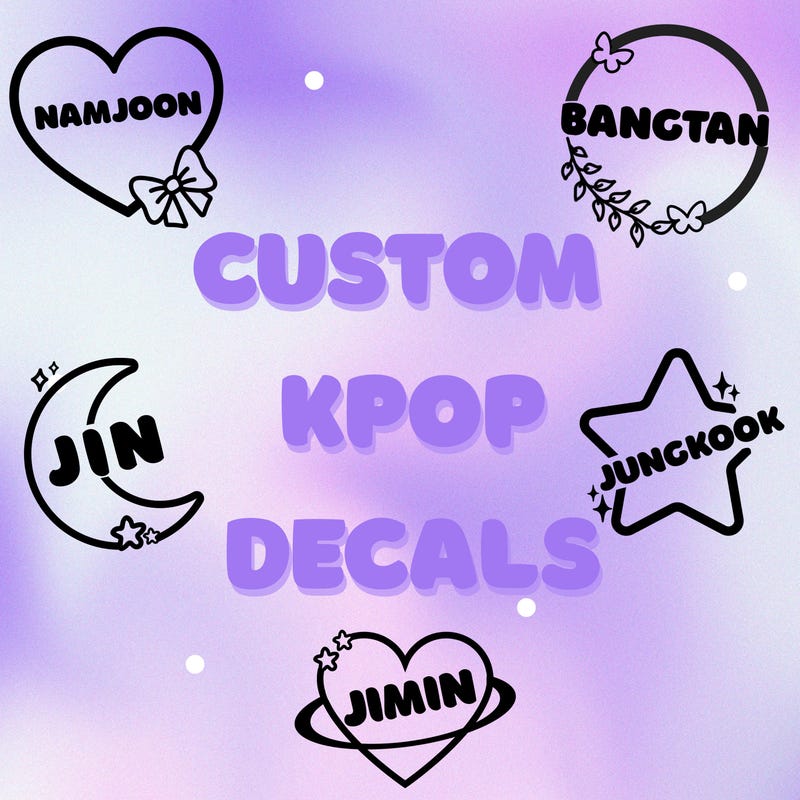 Kpop Decal - Etsy