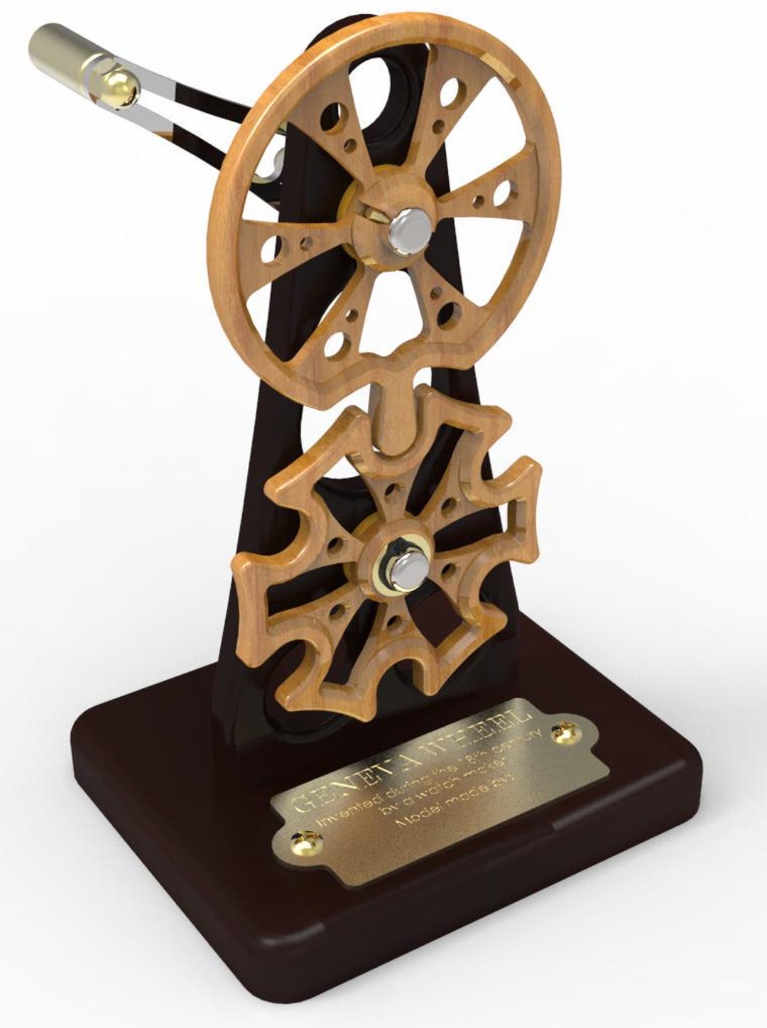 Geneva Gear Wood - Project Plans - Digital Download - DXF, STL Files ...