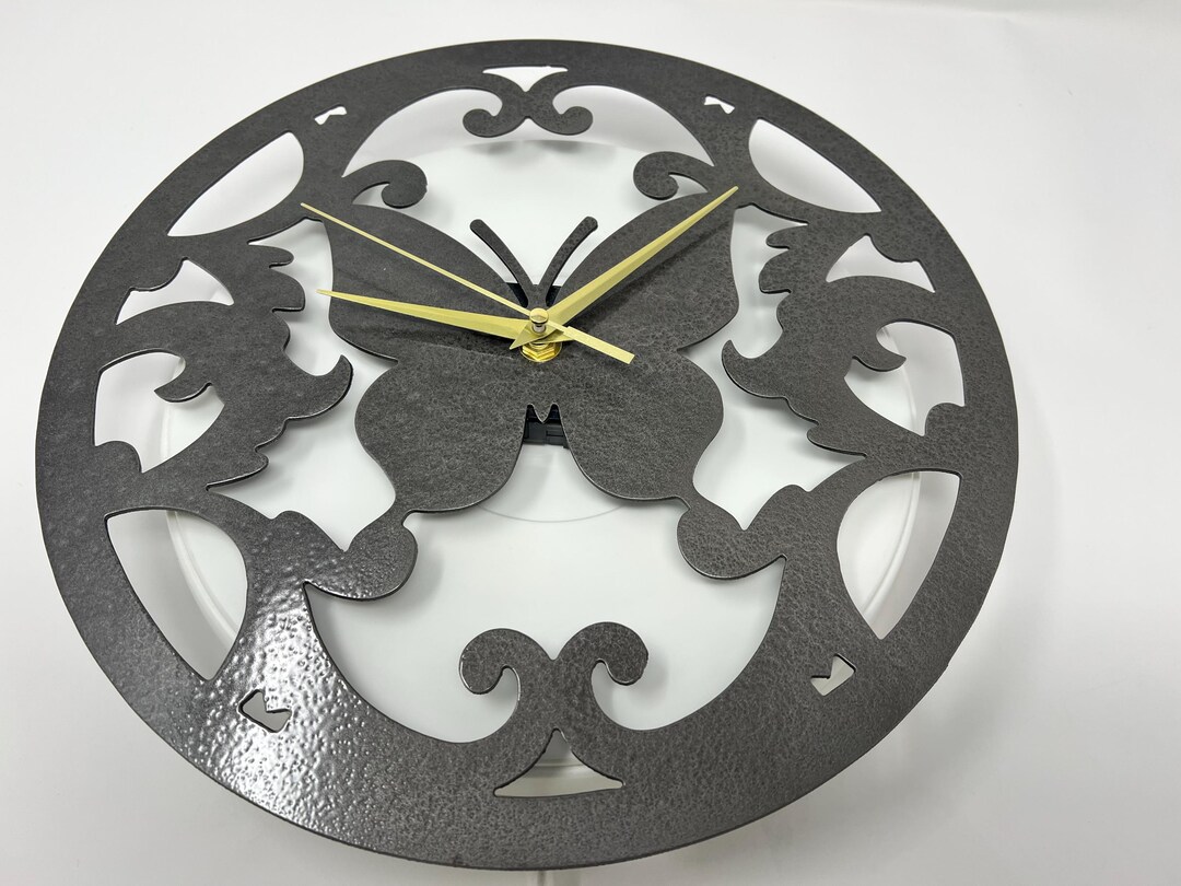 2 Garden Designs Clocks - Project Plans - Sheet Metal Clock Files Dxf ...