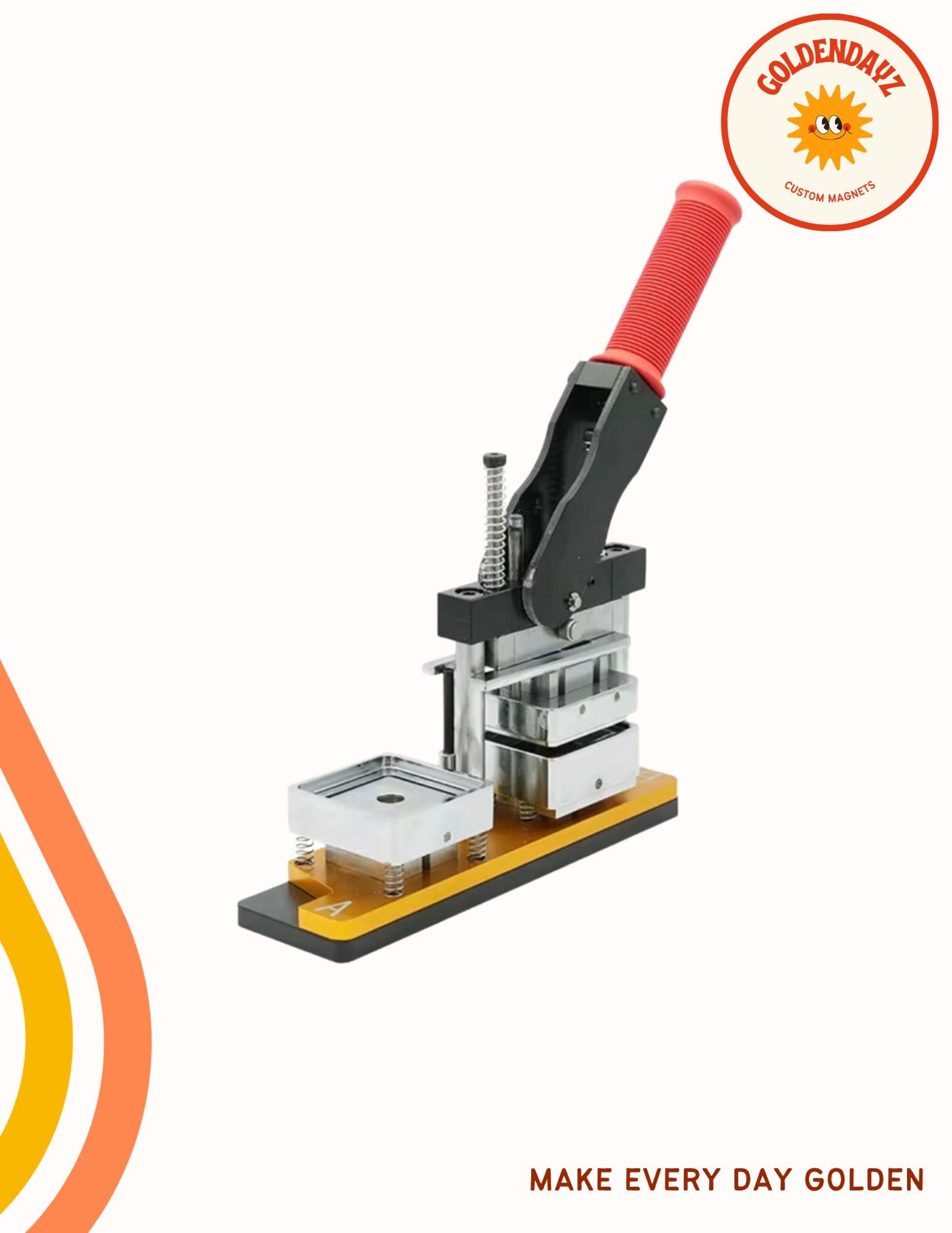 Magnet Maker Machine Kit: 2.5"x2.5", 1000 Magnet Supplies - Etsy