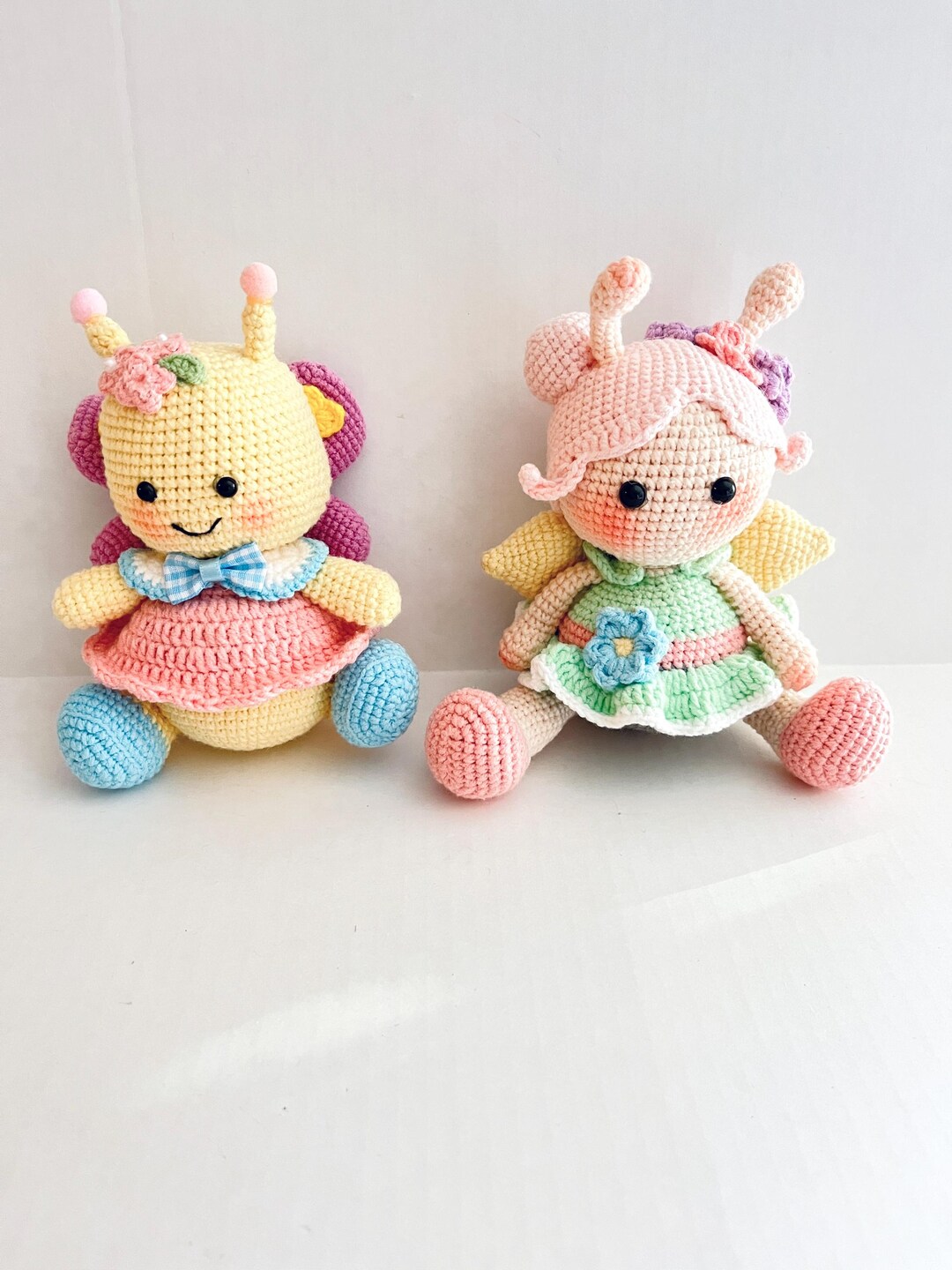 Finished Product +crochet Butterfly Fairy+ Butterfly Doll+key Chain+ ...