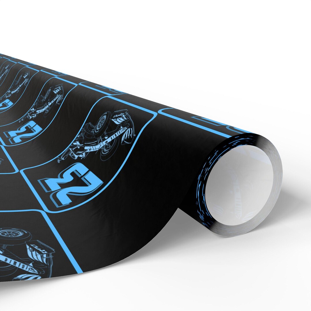 F1 Race Car Wrapping Paper: Albon Number, Glossy or Matte Finish - Etsy