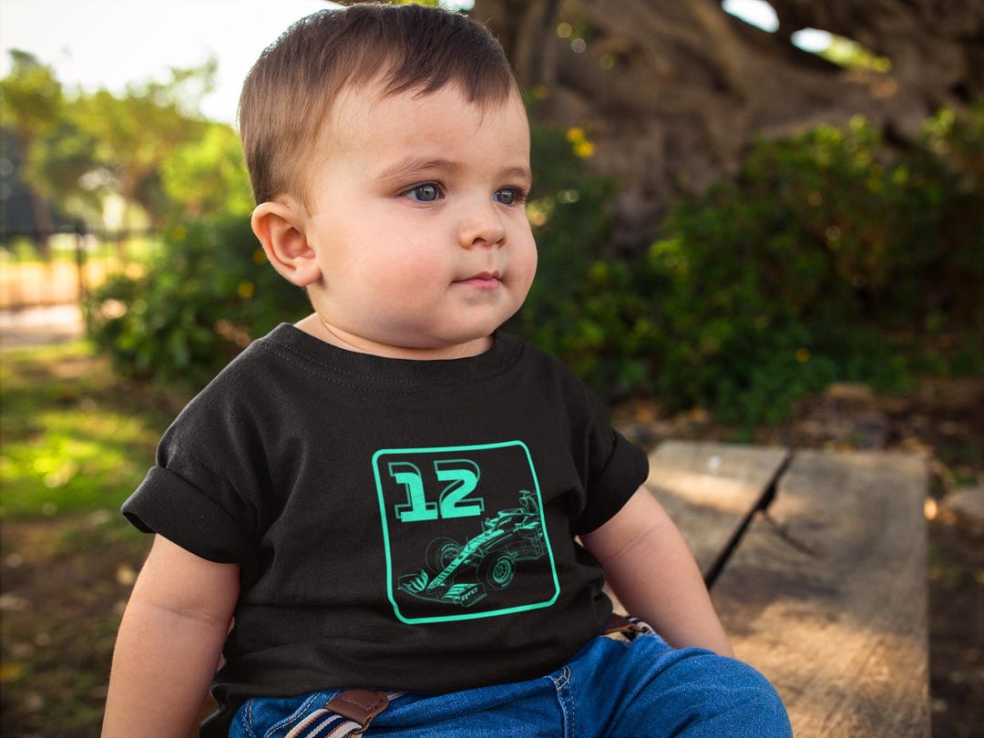 F1 Race Car Baby Shirt: Antonelli-inspired Number 12 Tee - Etsy