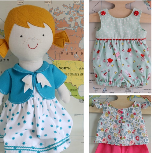 DIY Doll Kit Make Your Own Interior Doll Sewing Kit Pattern | Etsy