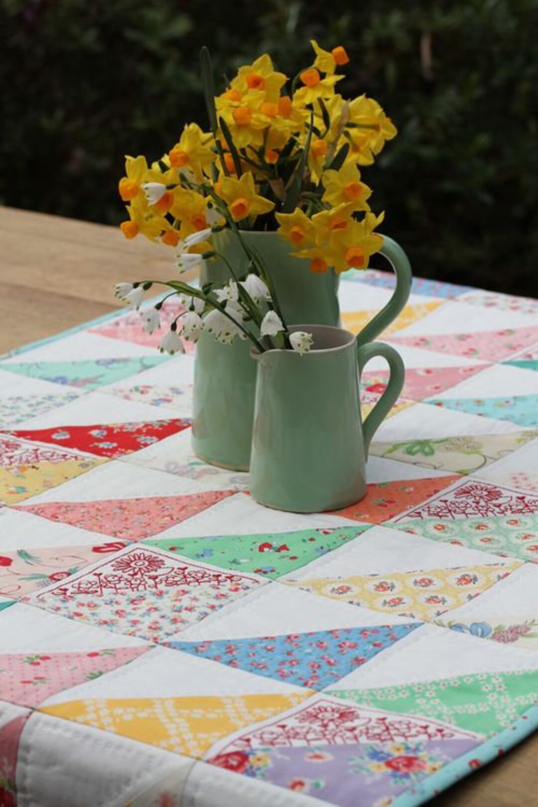 Charmed, I'm Sure - Table Runner With Stitchery Kit - Etsy
