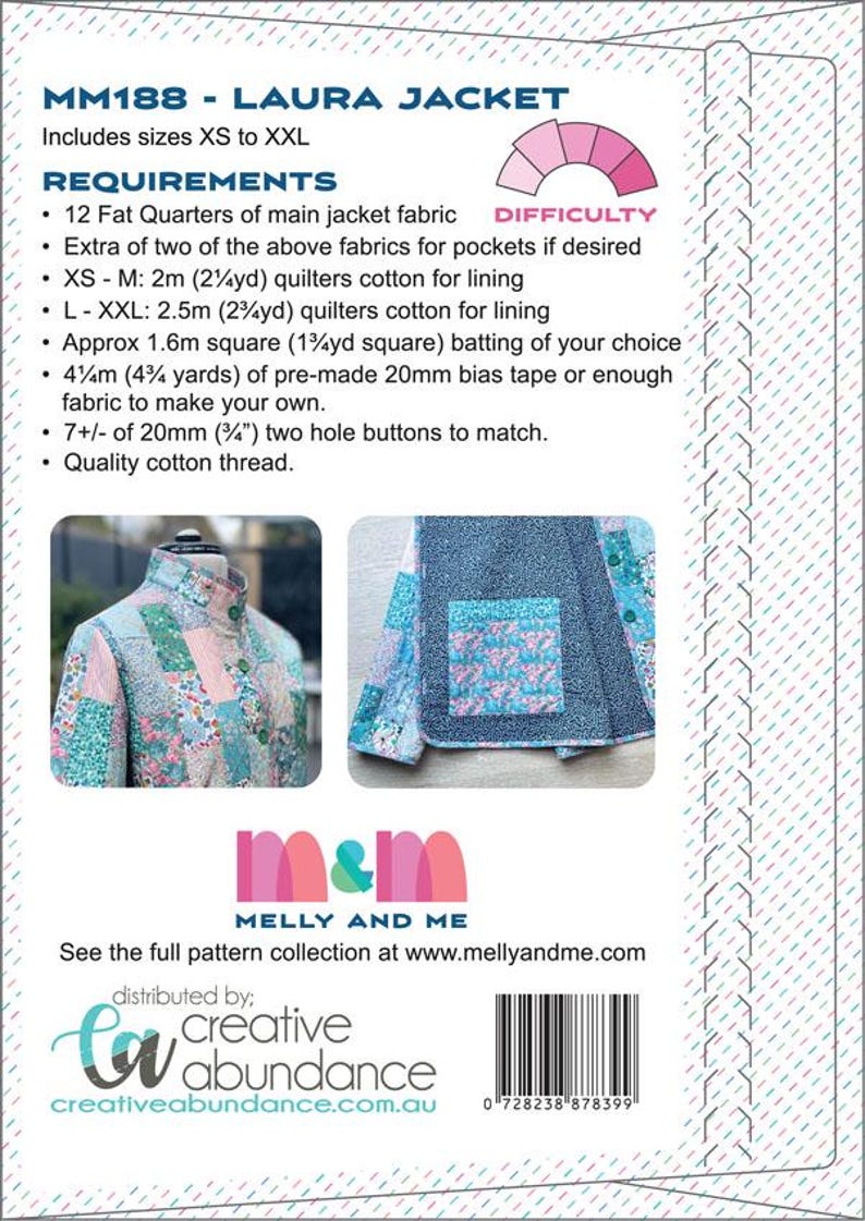 Laura Jacket Pattern - Etsy