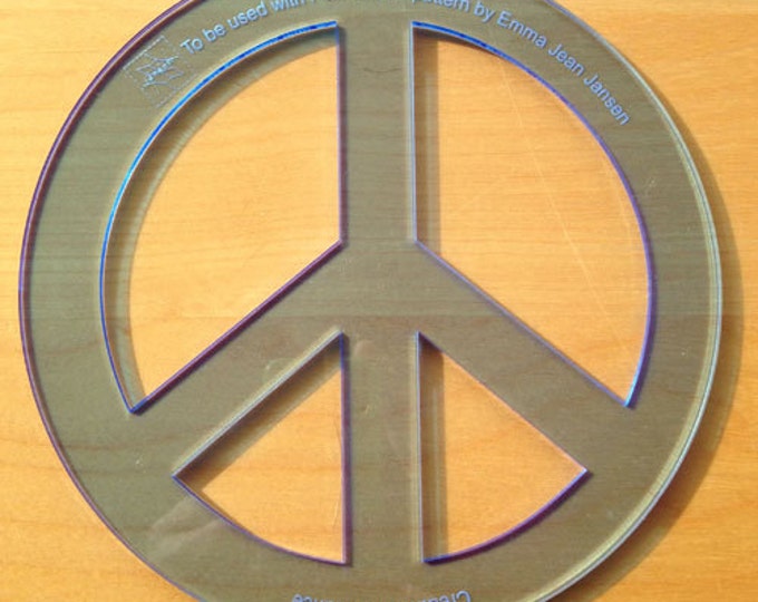 Peace Sign Template - Etsy
