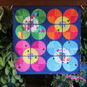 Modern Blossom Quilt Pattern or Pattern and Template Set - Etsy Australia