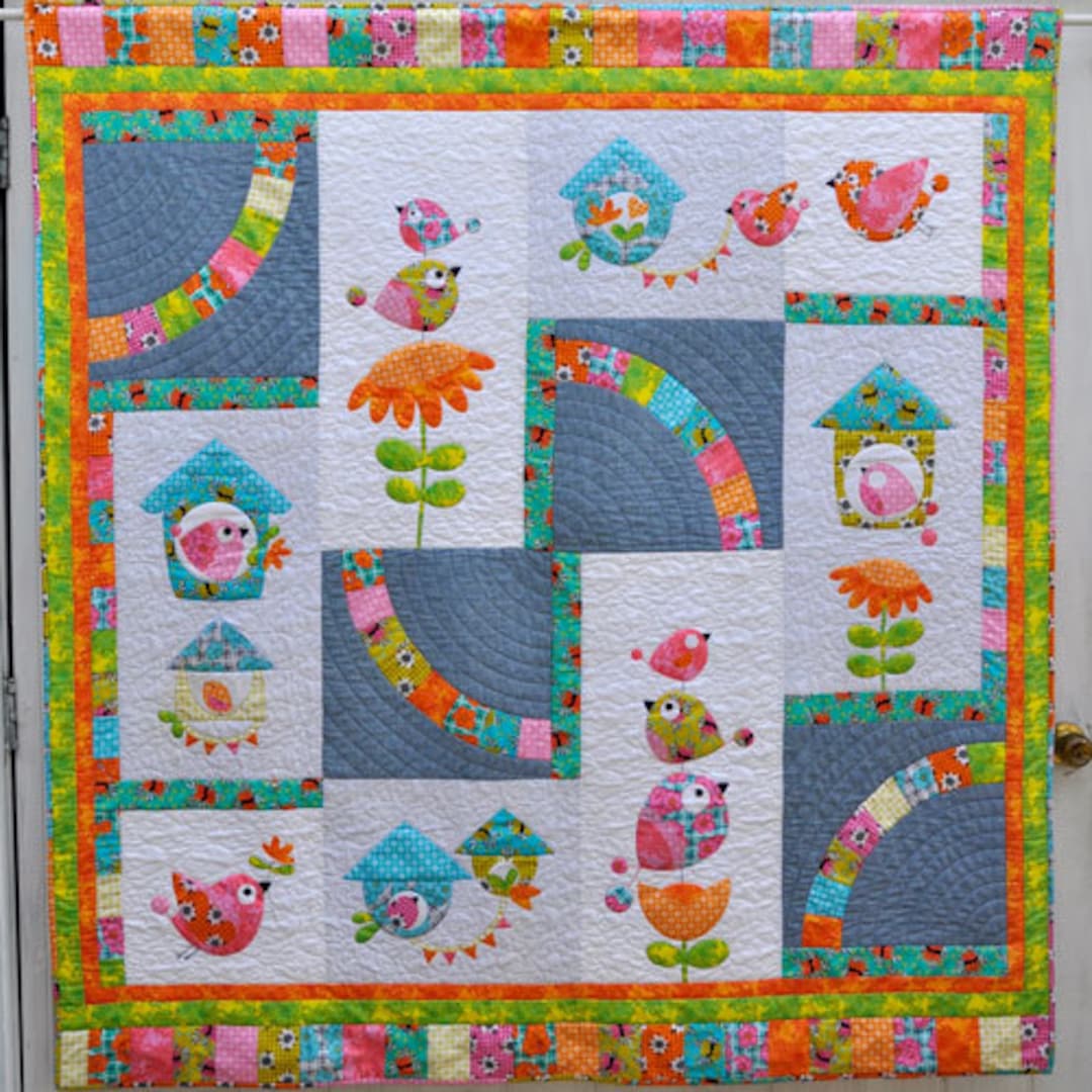 Bird Song Applique Quilt Pattern - Etsy