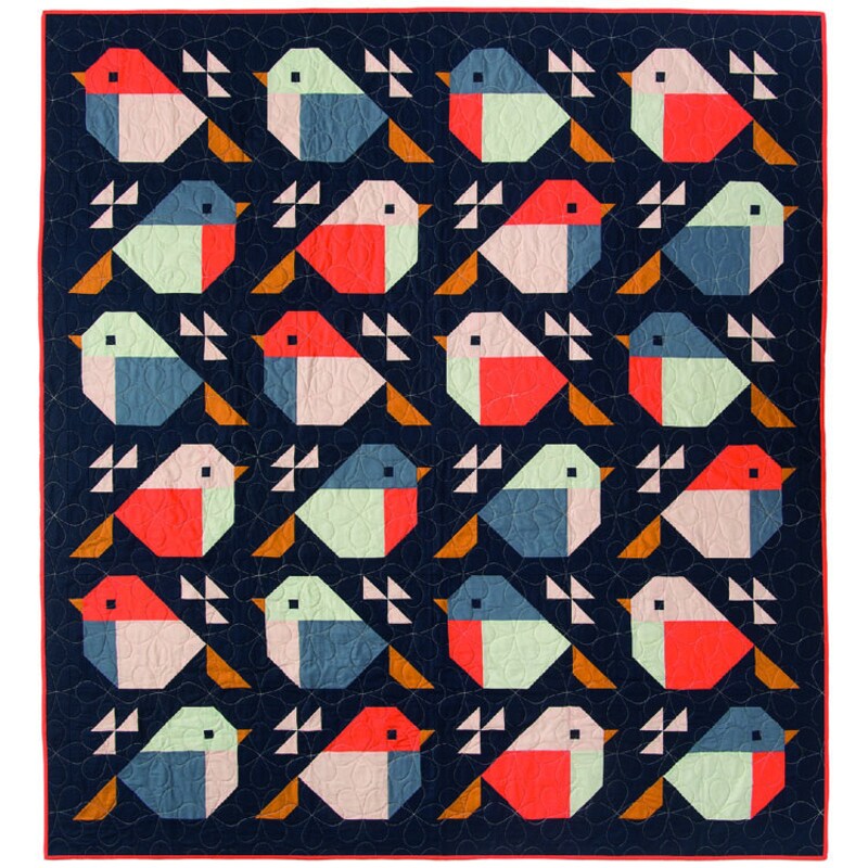 Sparrows Quilt Kit - Etsy