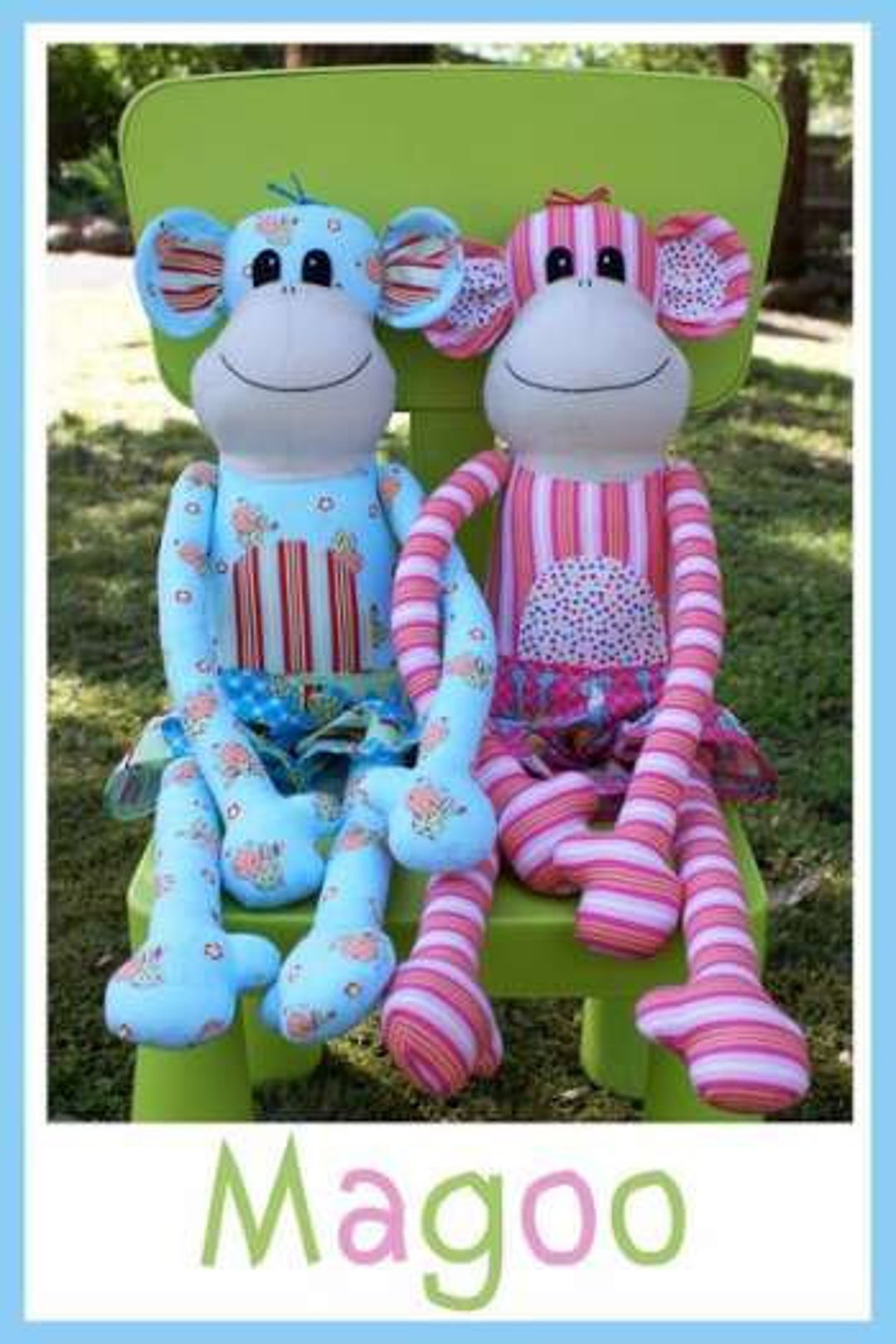 Magoo Monkey Pattern - Etsy
