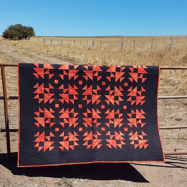 Orange Quilt - Etsy
