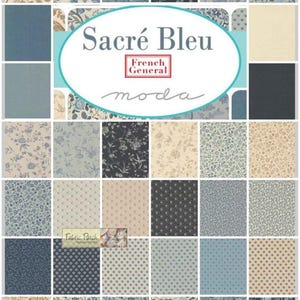 Sacre Bleu Bundle - by French General for Moda - 34 Fabrics - Etsy ...