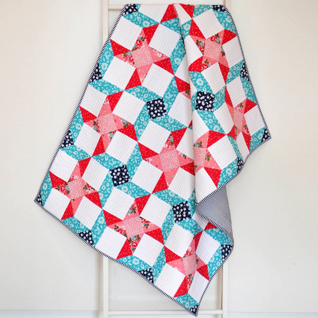 Pinwheel Duet Quilt Pattern - Etsy