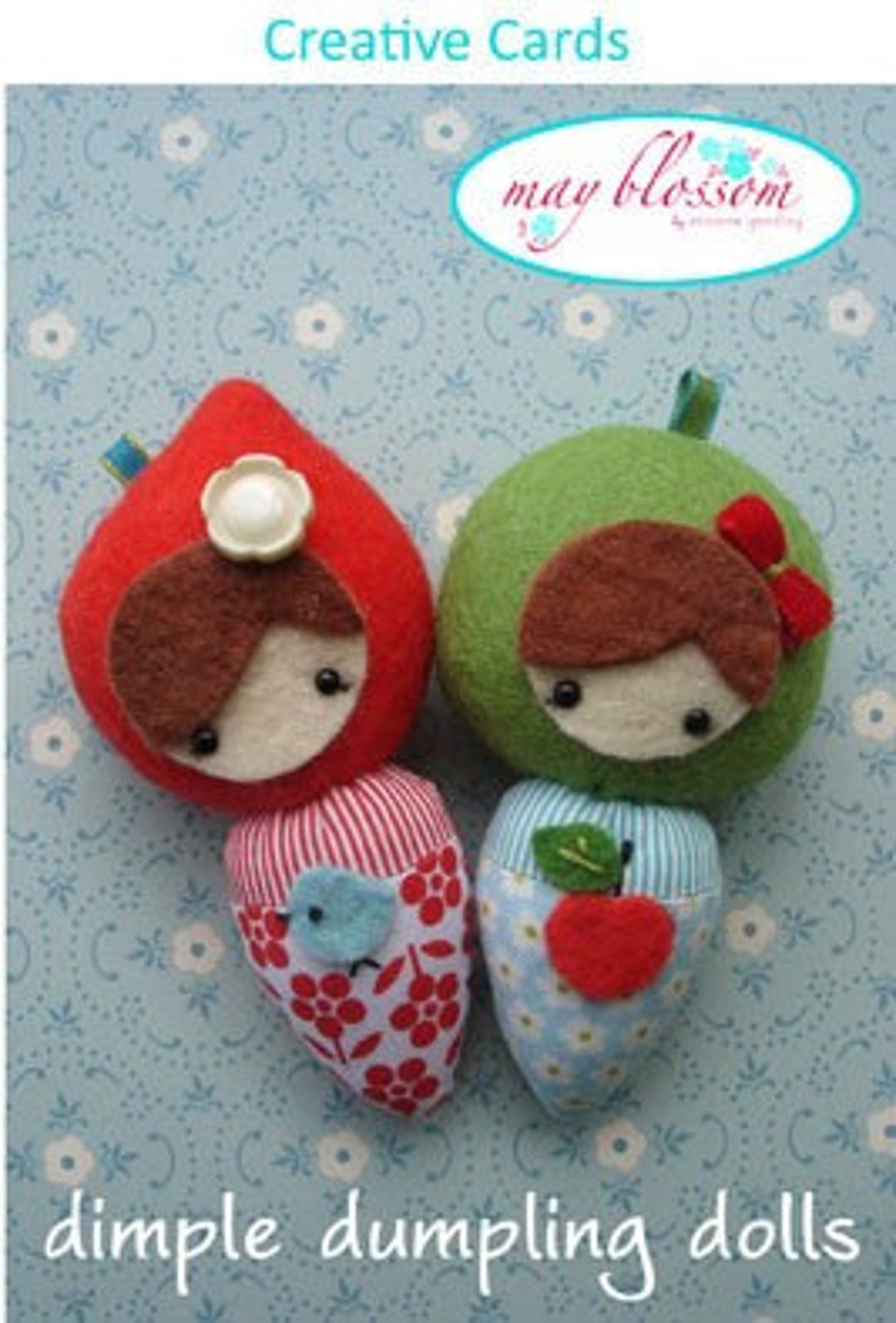 Dimple Dumpling Dolls Creative Card - Etsy