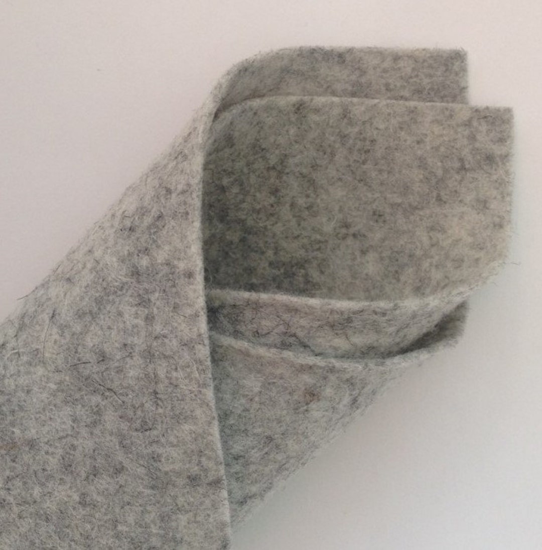 Light Grey Fleck Biofelt Natural Colour 100 % Wool Felt - Etsy