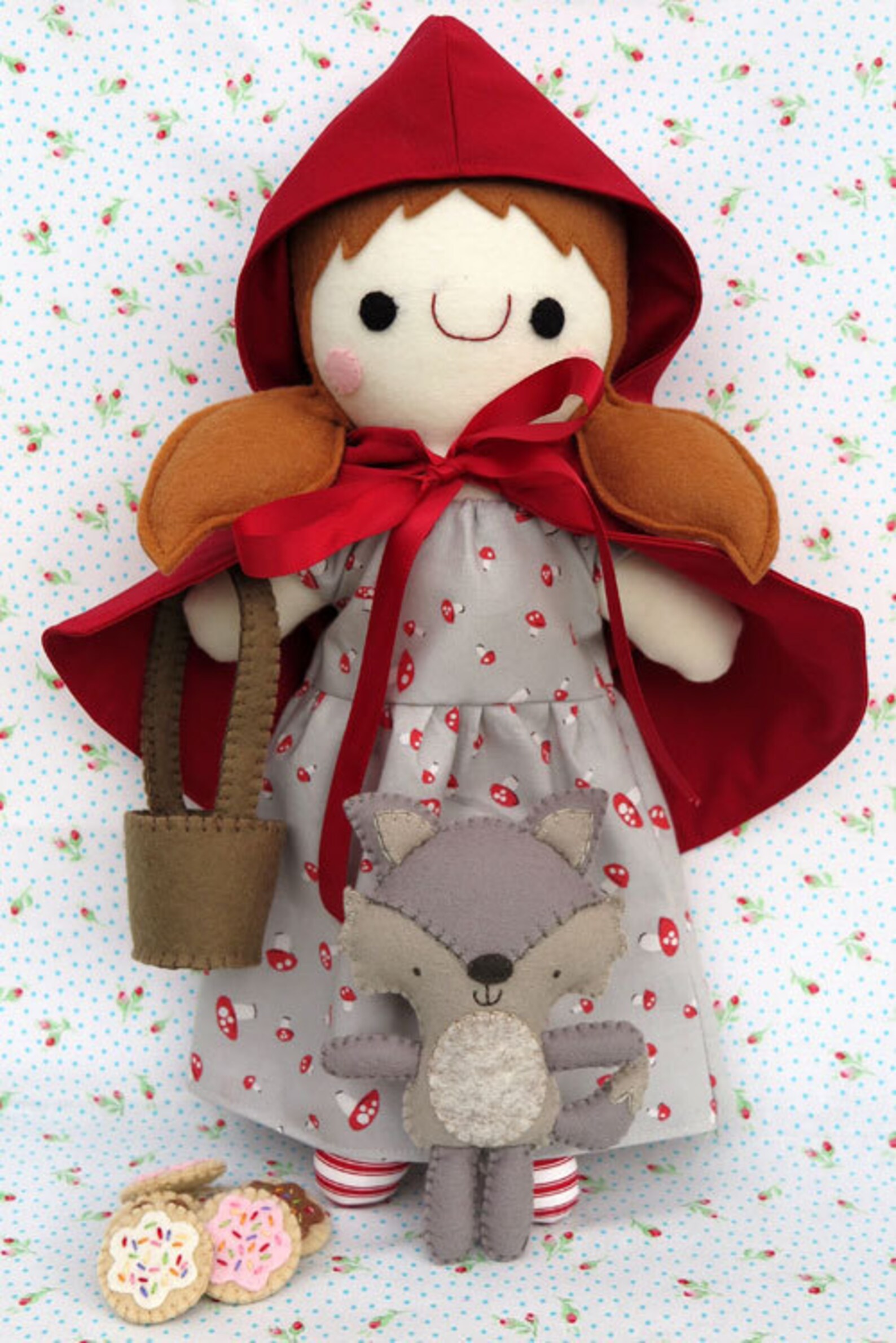 Red Riding Hood & Wolfie Pattern - Etsy