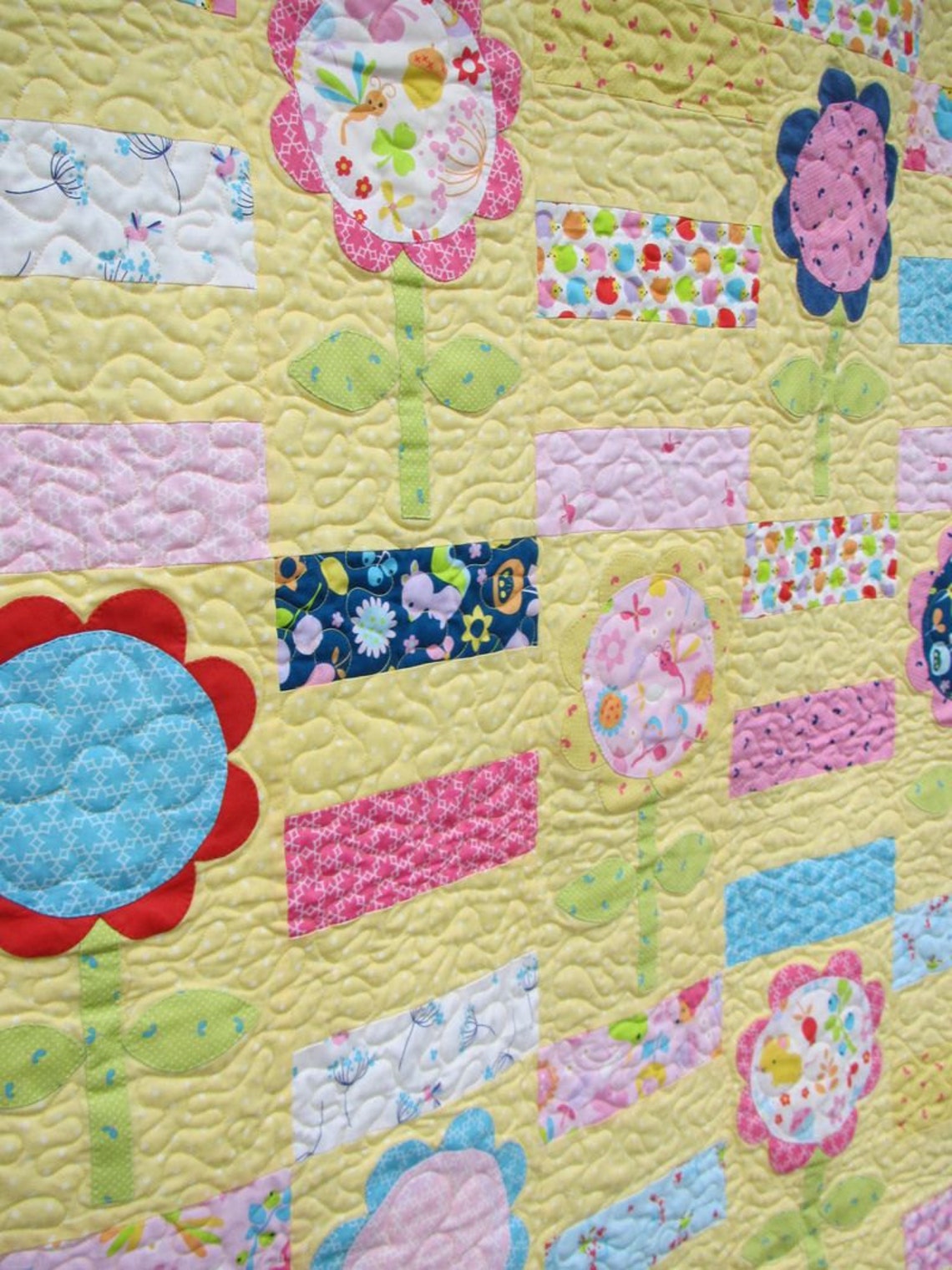 Flower Patch Quilt Pattern - Etsy